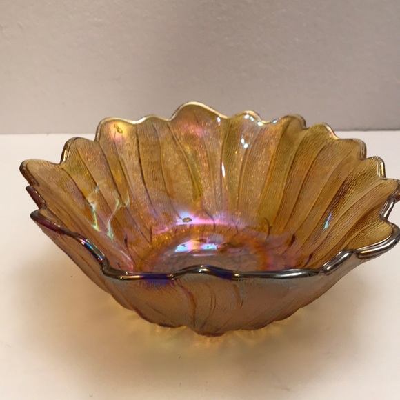 Accents | Vintage Carnival Glass Candy Dish | Poshmark